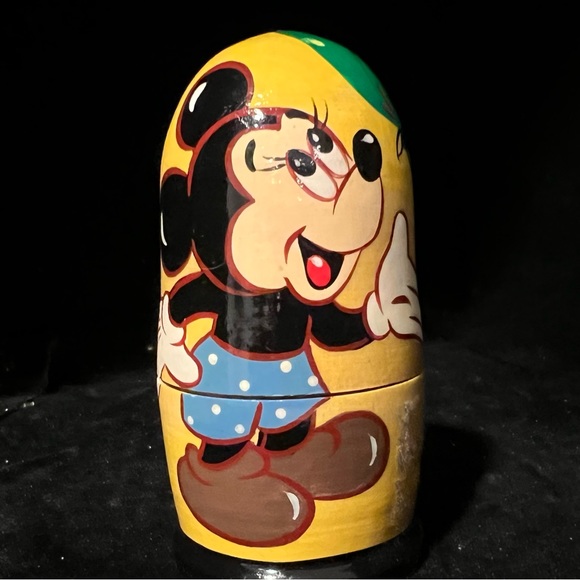 Disney | Toys | Vintage Nesting Dolls Disney Characters Mickey And ...